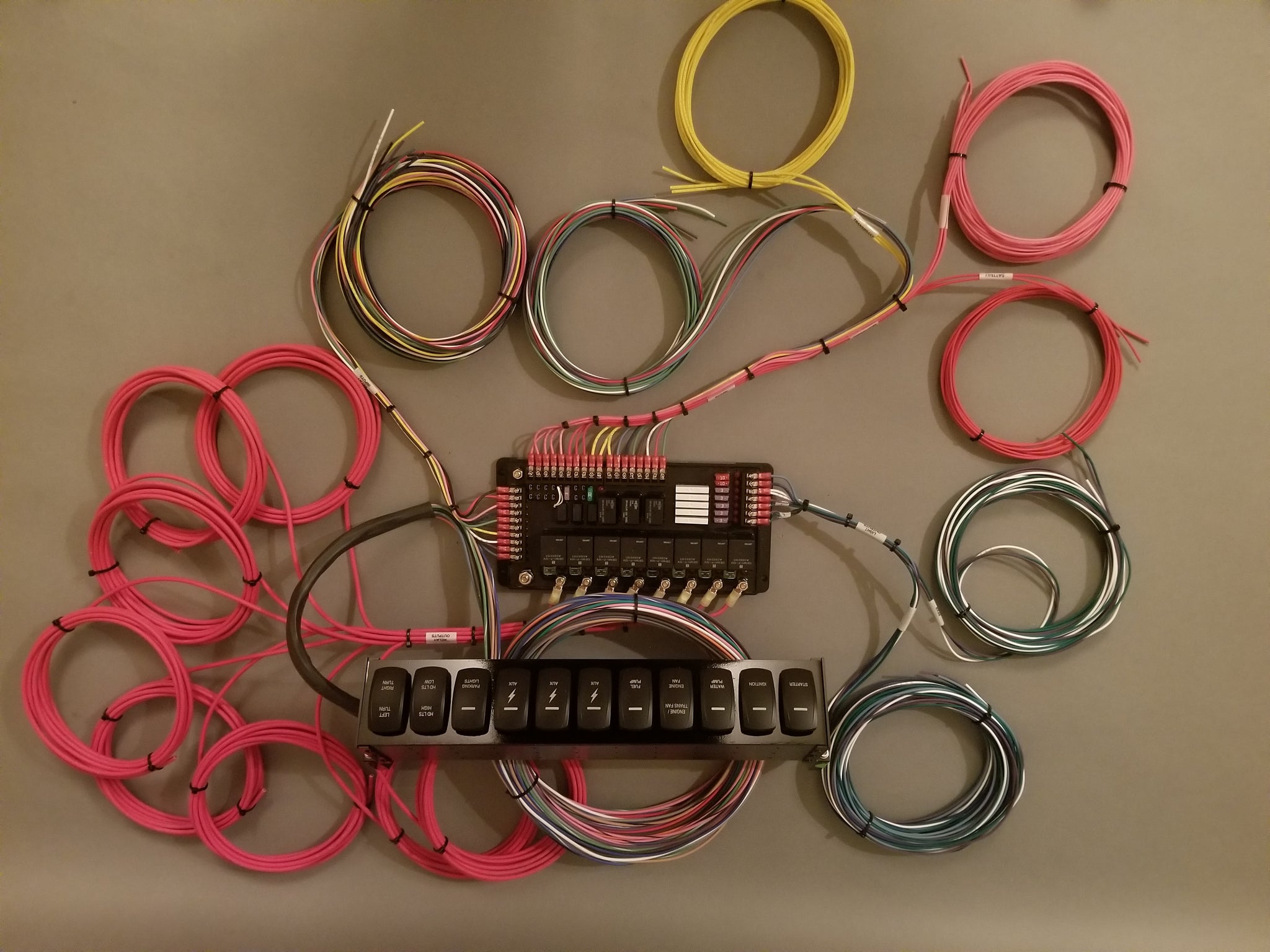 8 or 11 Switch Wiring Complete Kits – Precision Fabrication and Wiring